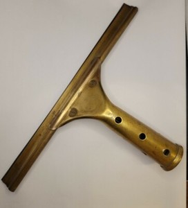 Vtg BRASS ETTORE Master Window Squeegee 9.5" - Steccone Products Co ...