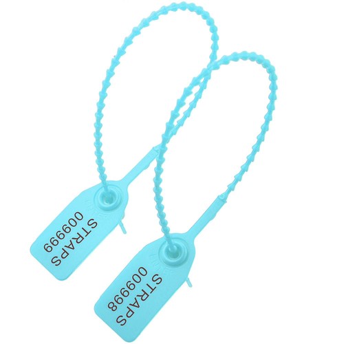 Plastic Security Tamper Pfoof SealsSelf Locking Zip Ties Pull Tags ...
