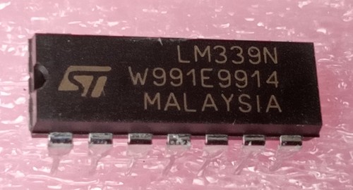 50X LM339N ST Quad Differential Comparator Vcc 2-30V Dual +-15V 14-Pin ...
