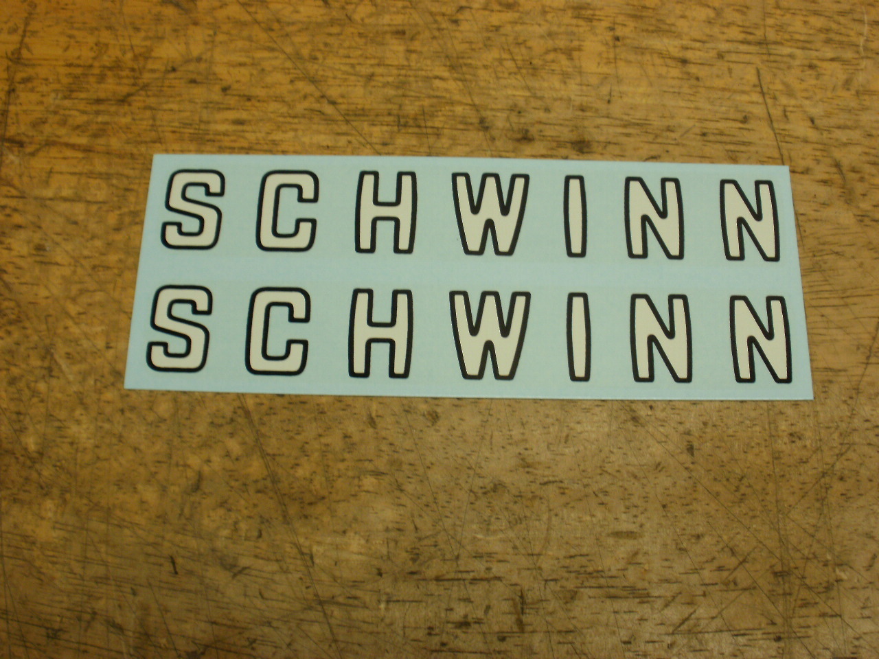 SCHWINN Roadbike Paramount Bicycle Bike White W/ Black Outline Down ...