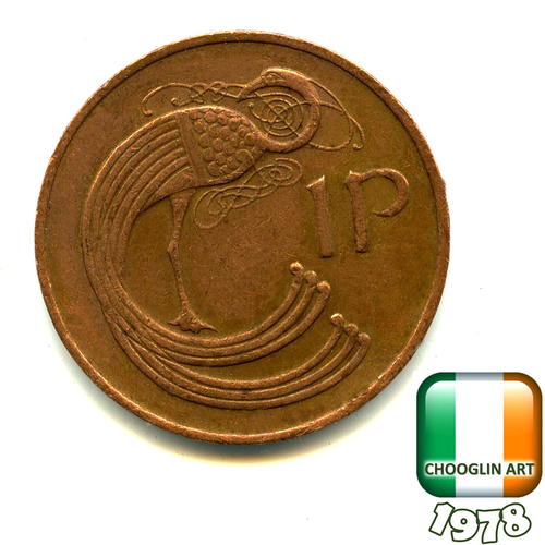 An IRISH 1978 PENNY 1p coin, 47 Years Old! | eBay UK
