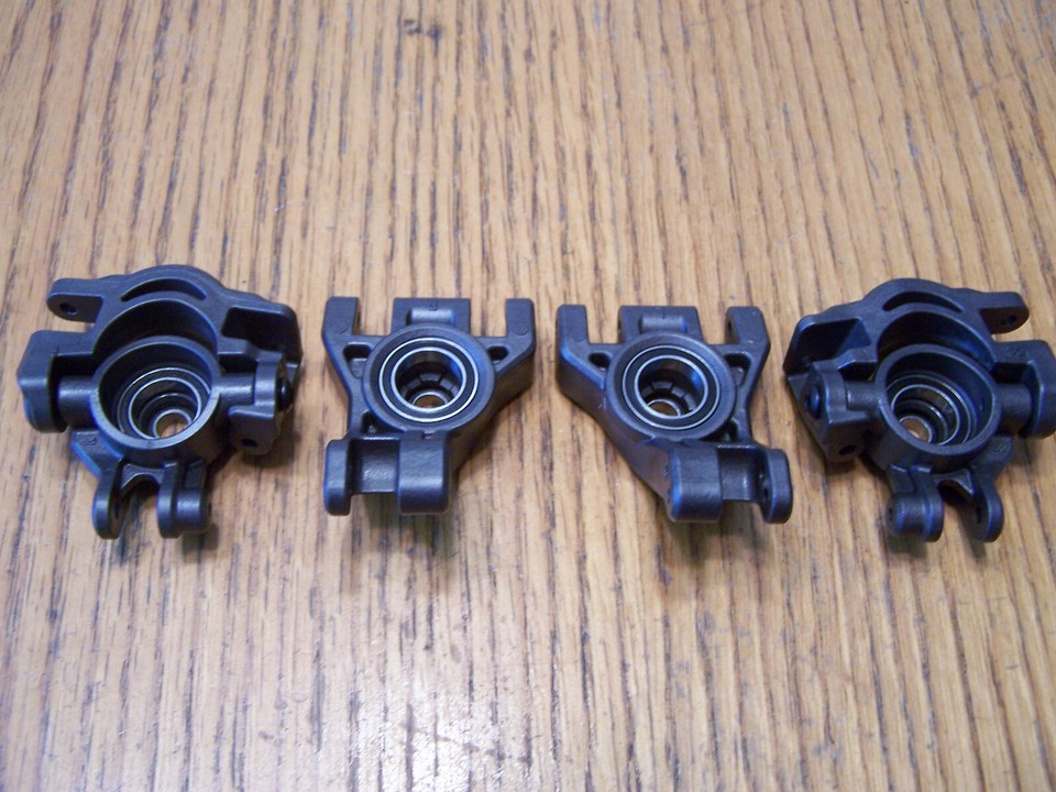 Fit Traxxas RUSTLER 4X4 VXL Extreme HD Front Rear Axle Carriers Caster ...