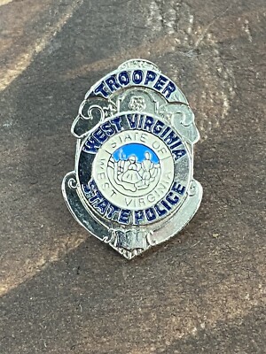 West Virginia State Trooper Police Lapel Pin - Hat Pin - Tie Tac ...