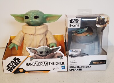 Star Wars Mandalorian The Child Lot: Posable Action Figure & Bluetooth ...