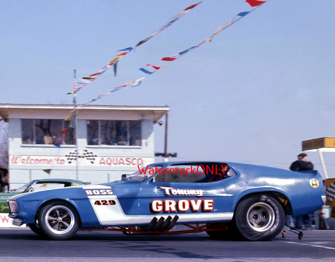 Tommy Grove "429 Ford Powered" 1972 Ford Mustang NITRO Funny Car PHOTO ...