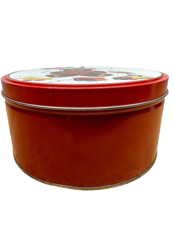 Vintage’ Baked Goods Christmas themed 7" Round Tin Storage | eBay
