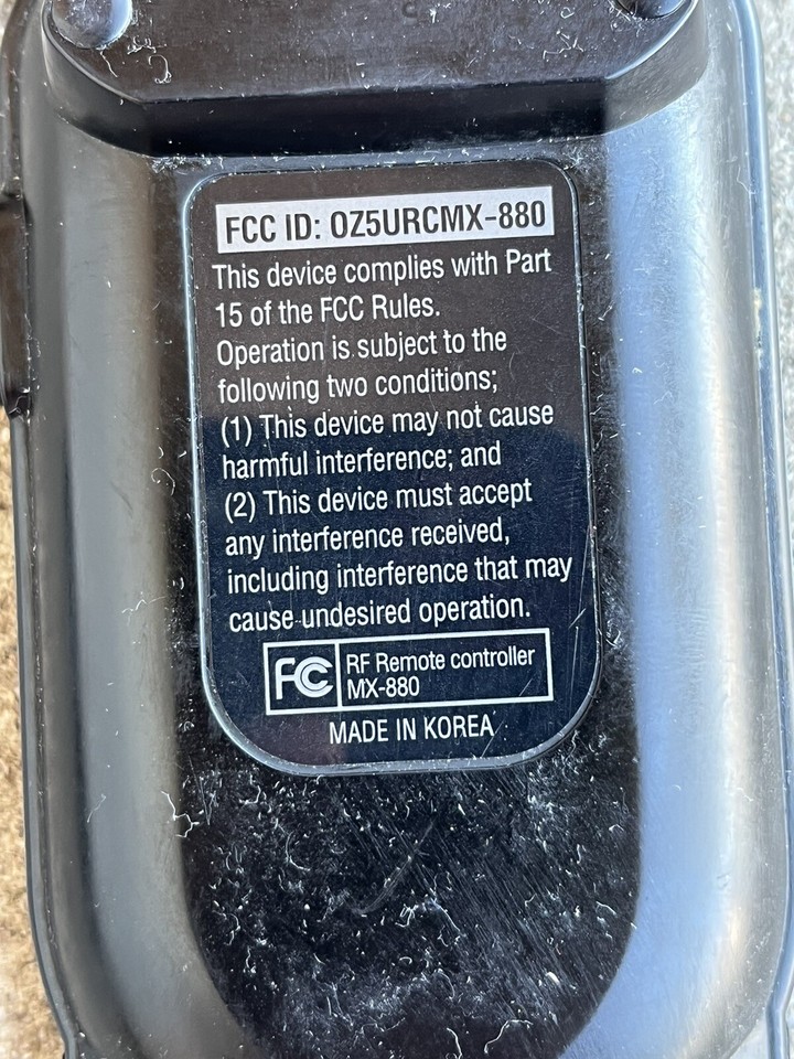 Universal Remote Control URC MX-880 Programmable Remote No Charger No ...