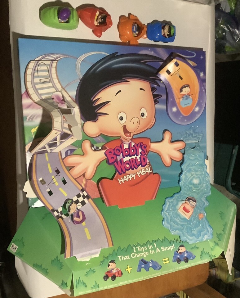 Bobbys World McDonalds Happy Meal Display Complete | eBay