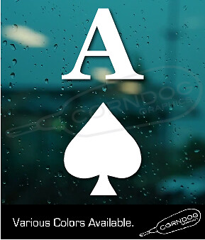 Ace of Spades STICKER VINYL DECAL CARDS POKER LEMI MOTORHEAD GAMBLE ...
