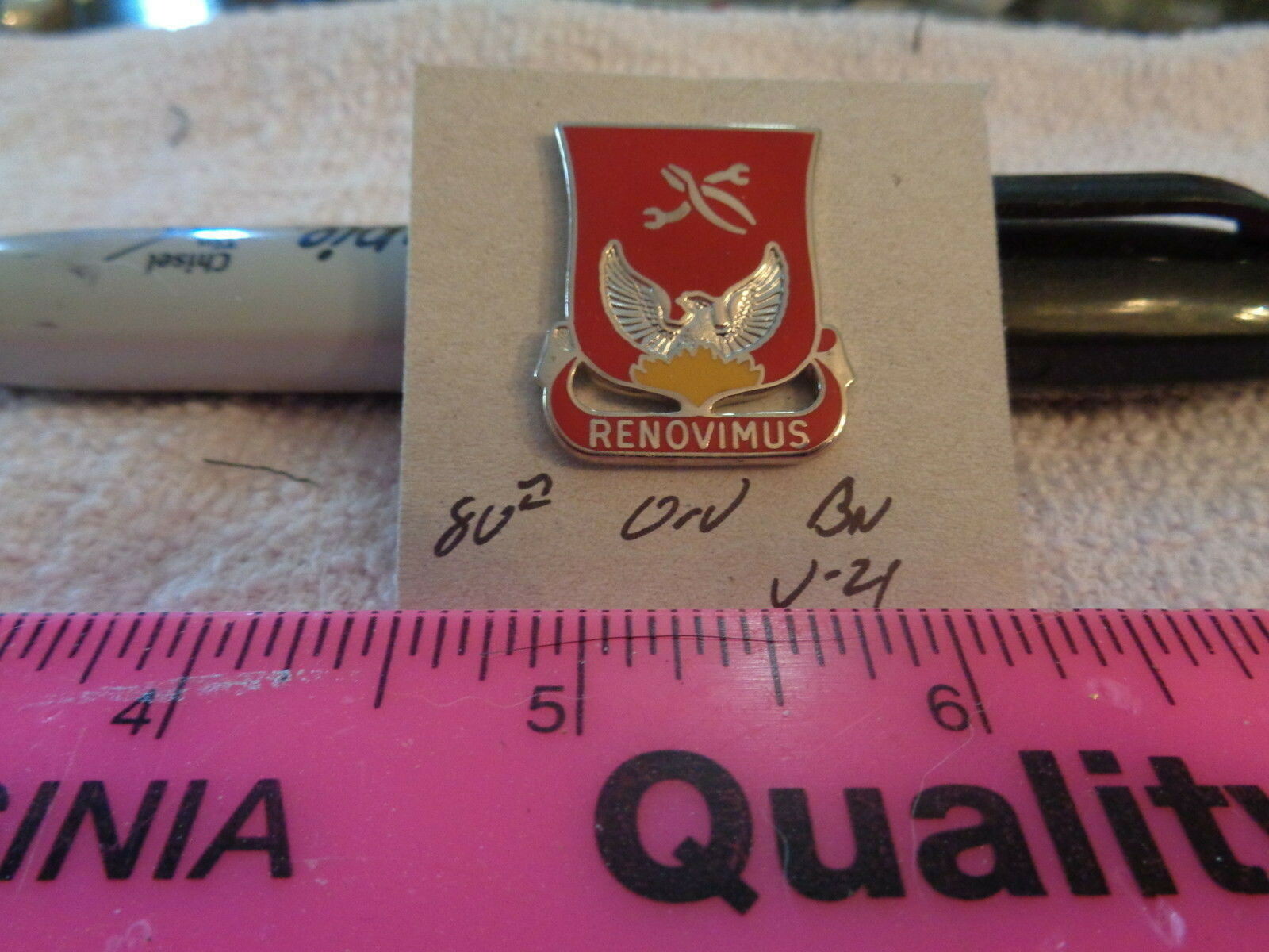 80th Ordnance Battalion V-21 Unit Crest, DI, DUI (DRAW#R16) | eBay