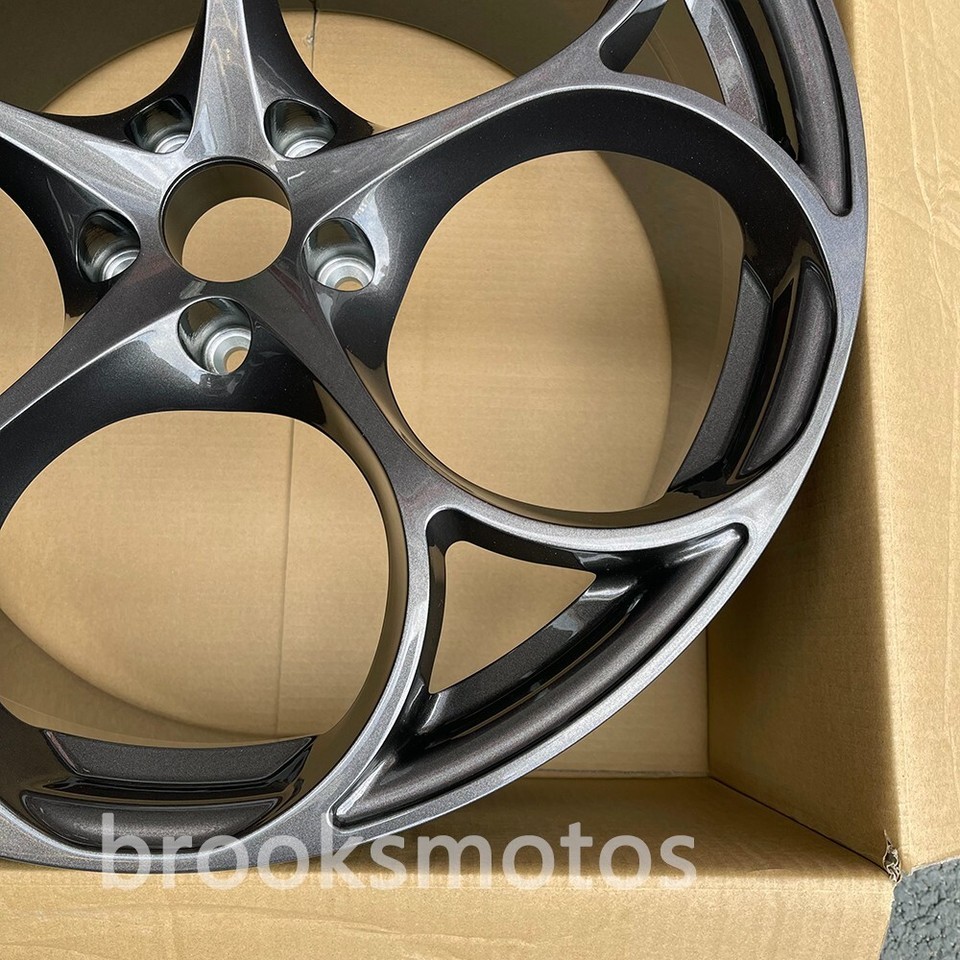 FOR ALFA ROMEO GIULIA QV 19" FORGED WHEELS RIMS 19x8.5 GLOSS GRAK GARY ...