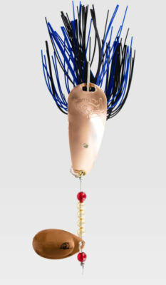 Dardevle 4" Spin'n Rex 1/2 Oz Rex Spoon Fishing Lure Copper Blue Black ...