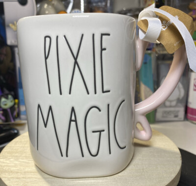 2022 RAE DUNN DISNEY "Pixie Magic Iridescent Tinker Bell Mug Wing ...