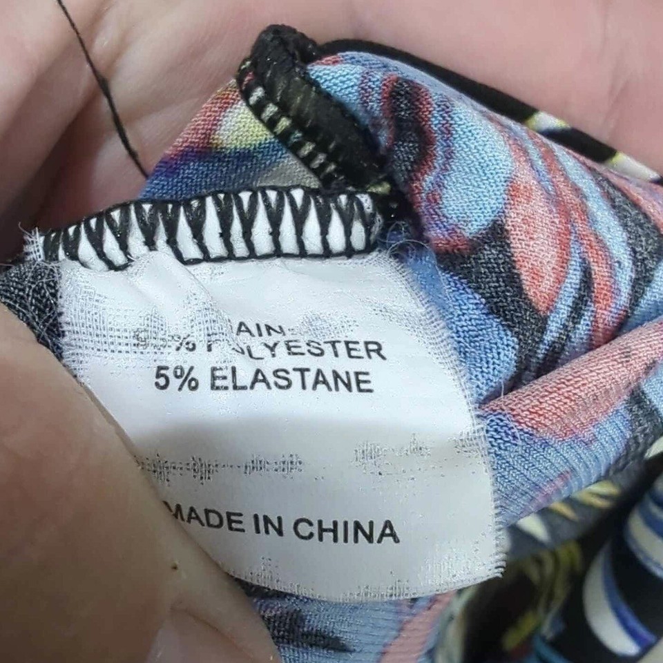 Leona Edmiston Dress Womens 8 S Floral Flowers Multicoloured Wrap ...