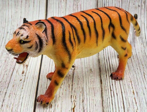 10" TIGER Toy Figurine for Pretend Play Zoo Animal | eBay