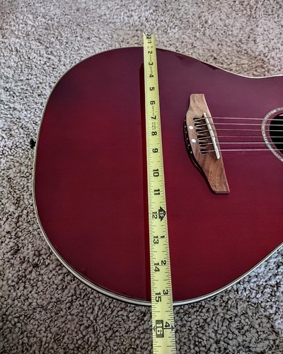 Ovation Celebrity Acoustic Electric Shallow Body Guitar Model # GC057 ...