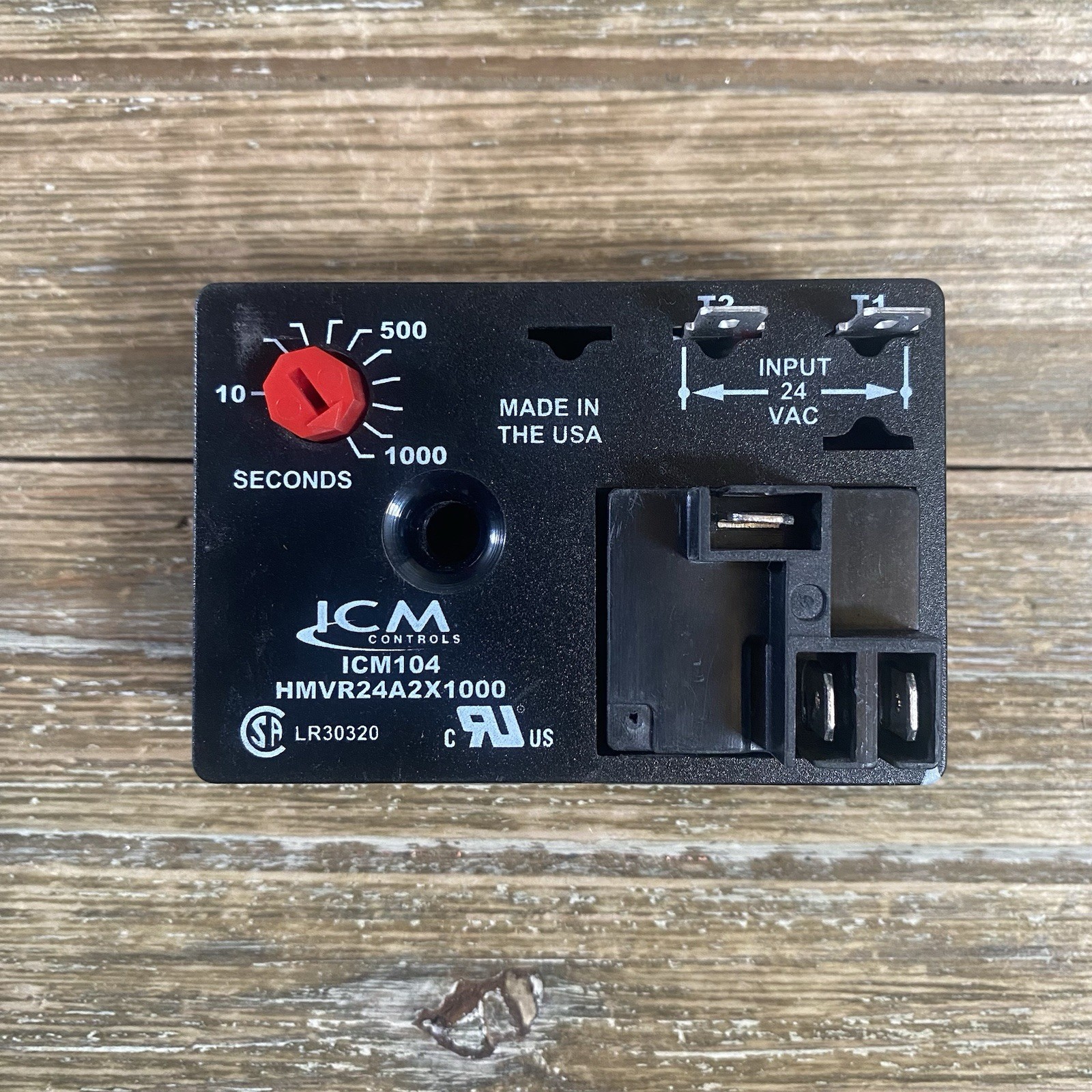 Used Delay On Make Control Relay Timer 10-1000 Sec HMVR24A2X1000 ICM104 ...