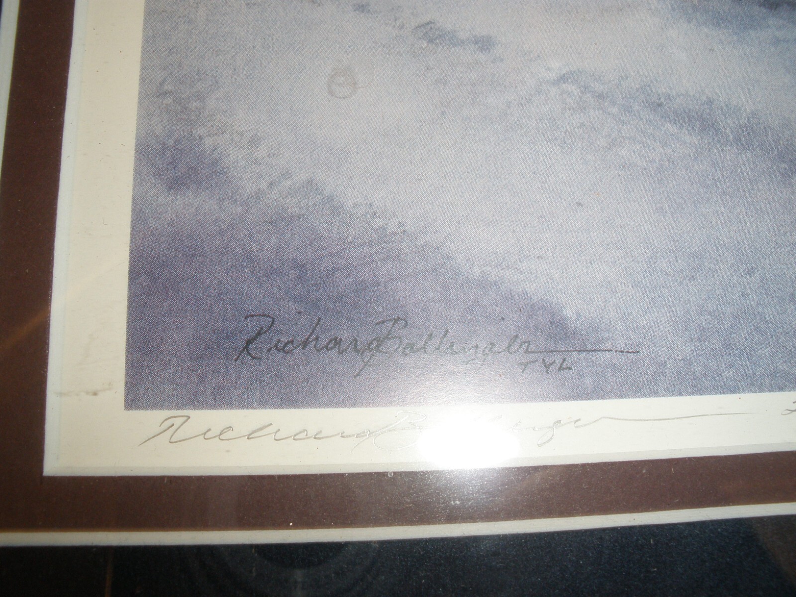 RICHARD BOLLINGER PRINT WINTER BUILDING SCENE SIGNED NUMBERED 265/750 ...