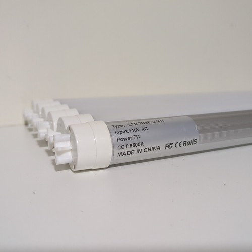 T8 Tube LED Replacement Lights Set Of 6 (18", 7 Watts, 6500K) | eBay