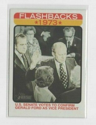 2022 Topps Heritage 1973 Flashbacks Gerald Ford #NF-7 | eBay