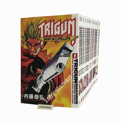 Trigun Maximum Manga Comic English Full Set Volume 1-14 (END) by Ysuhiro Nightow | eBay