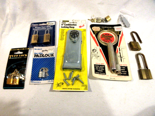 Locks & Padlocks Lot Super/Tuft/Stanley/Franzus/Zipperlock | eBay