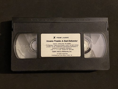 X-treme Laughs Insane Pranks & Bad Behavior Vhs TAPE | eBay