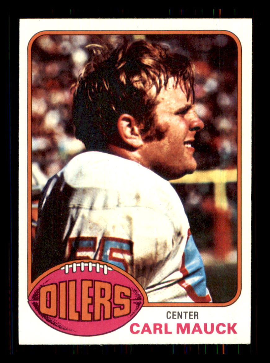 1976 Football Topps Carl Mauck Houston Oilers #357 2 | eBay