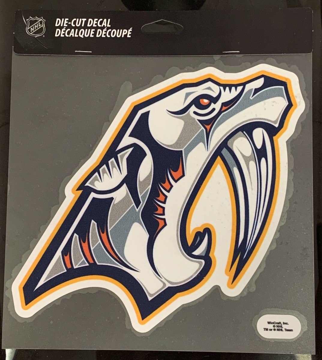 Nashville Predators Original Logo Nashville Predators "NSH 2001" NHL
