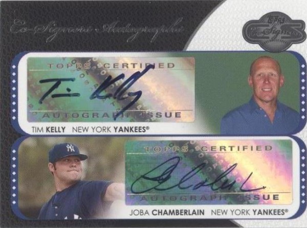 2008 Topps Co-Signers - Co-Signers Autographs #CS-KC Tim Kelly, Joba ...