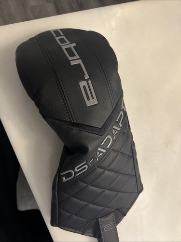NEW Cobra DS Adapt Driver Headcover Black Leather Head Cover Future Fit ...