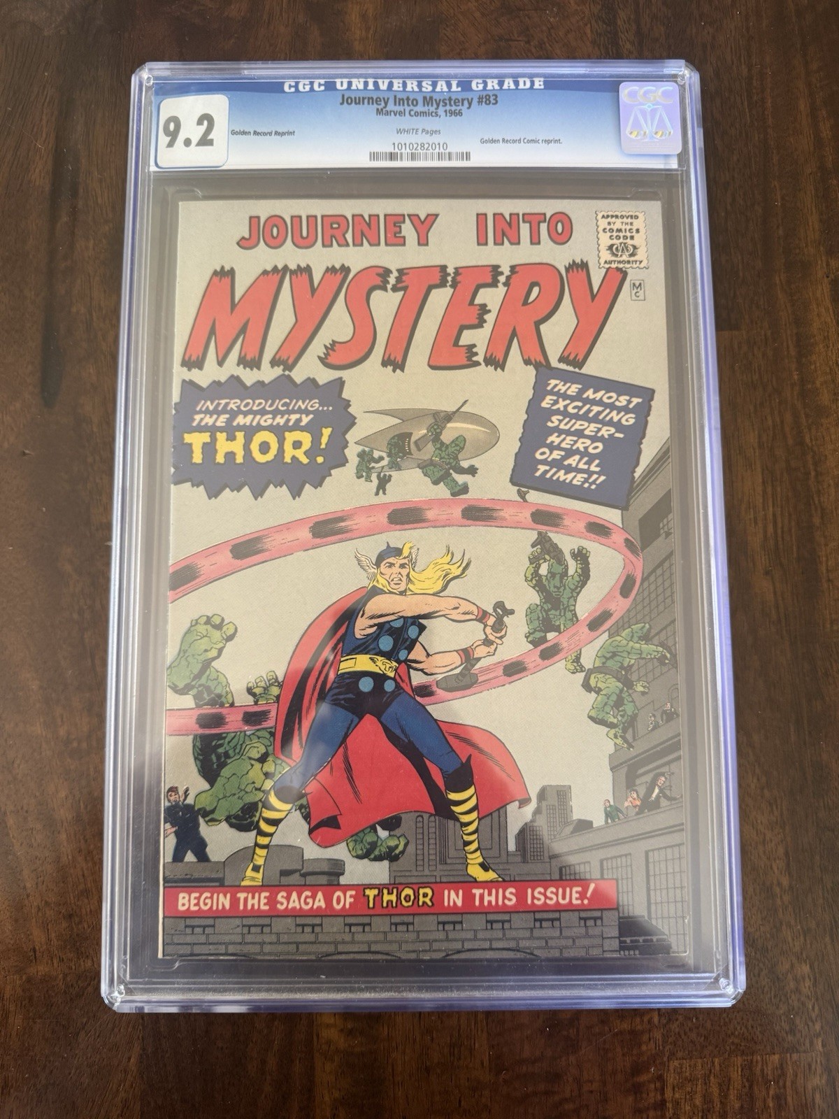 Journey Into Mystery 83 GRR 1st Thor Golden Record Reprint CGC 9.2 ...