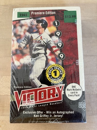 1999 Upper Deck Victory Baseball Factory Sealed Retail Box | eBay