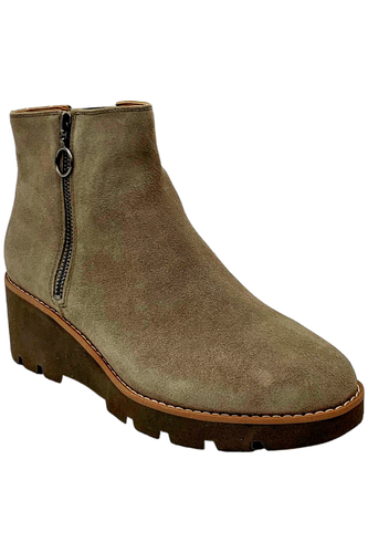 Vionic Women's Hazal Zip Up Ankle Booties Stone Suede | eBay