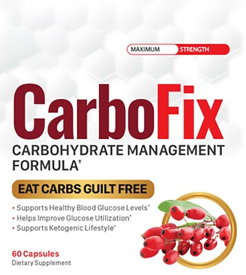 Carbo Fix Carbohydrate Management Formula 60 Capsules | eBay