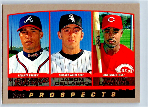 RAFAEL FURCAL JASON DELLAERO TRAVIS DAWKINS 2000 Topps Prospects Rookie ...