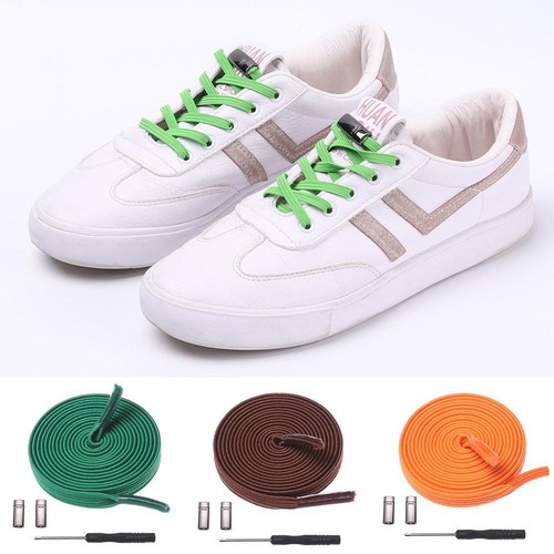 Magnetic 1Second Locking ShoeLaces Lazy Laces Strings Quick No Tie Shoe ...