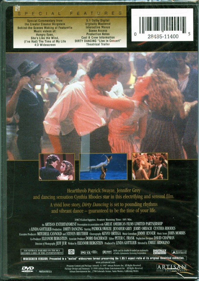 DIRTY DANCING • Collector's Edition DVD • Brand NEW Factory Sealed! | eBay