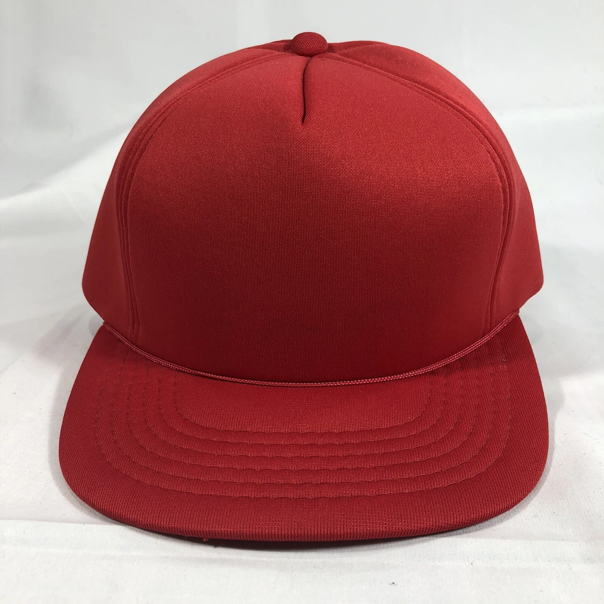 Blank Red Snapback