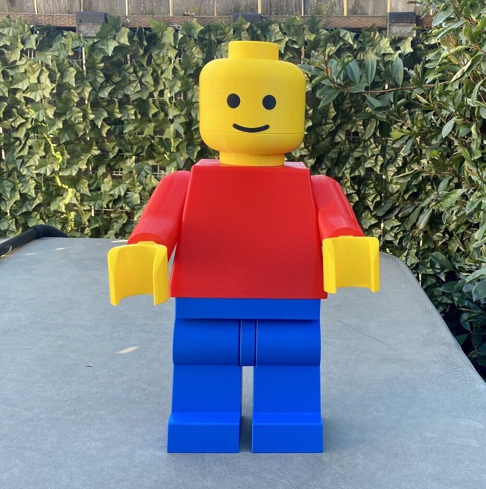 Custom GIANT JUMBO Minifig LEGO Mini fig ornament 10:1 ~18" MEGA - PICK ...