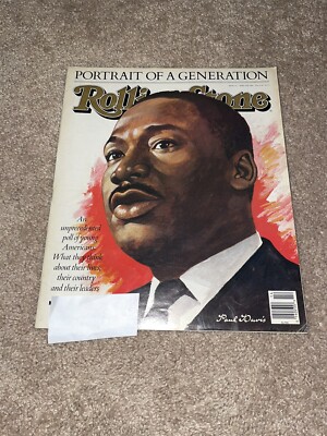 Rolling Stone Magazine “Portrait of a Generation-MLK” Issue #523 ...