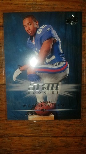 Football cards Rookie lot Mario Manningham Tashard Choice malcolm Kelly ...