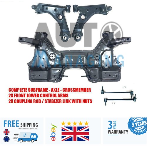 FRONT SUBFRAME WITH 2X CONTROL ARMS 2X SUSPENSION ROD COMPLETE Vauxhall ...