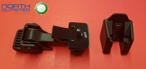 2007-2018 Jeep Wrangler Hood Catch & Bracket Set Mopar OEM 55395652AC ...