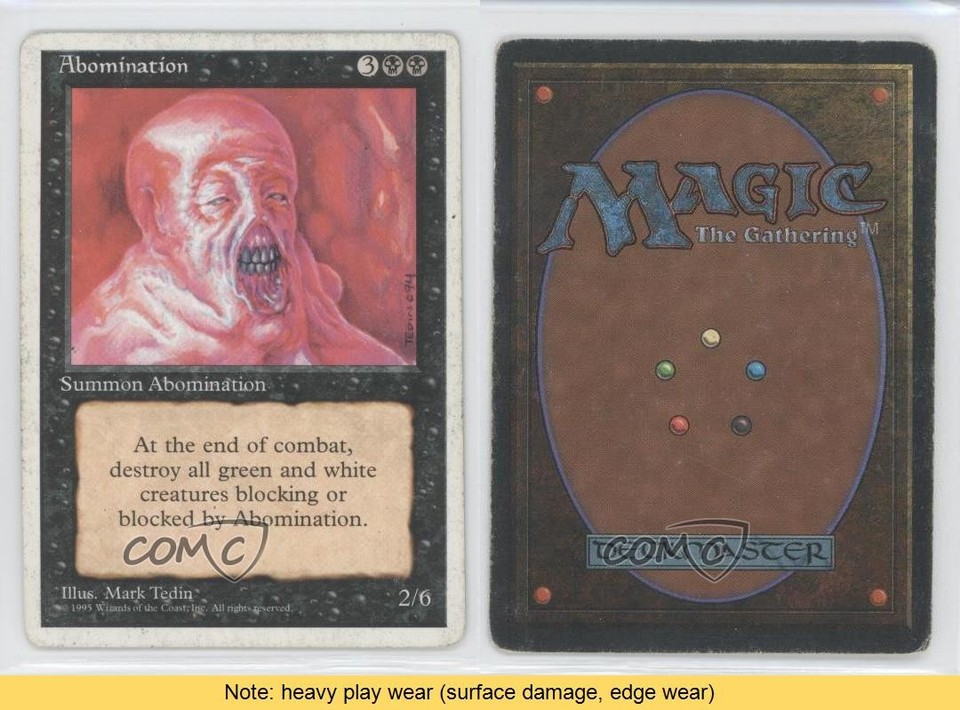 Abomination Magic: 4th Edition 1995 READ 0b3 | eBay
