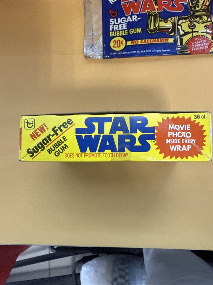 Topps 1977-1978 Star Wars Anh Sugar Free Gum with Movie Photo Prints ...