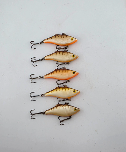 (5) Rapala Rattl'n Rattlin Rap RNR-5 Lipless Crankbait Fishing Lures ...