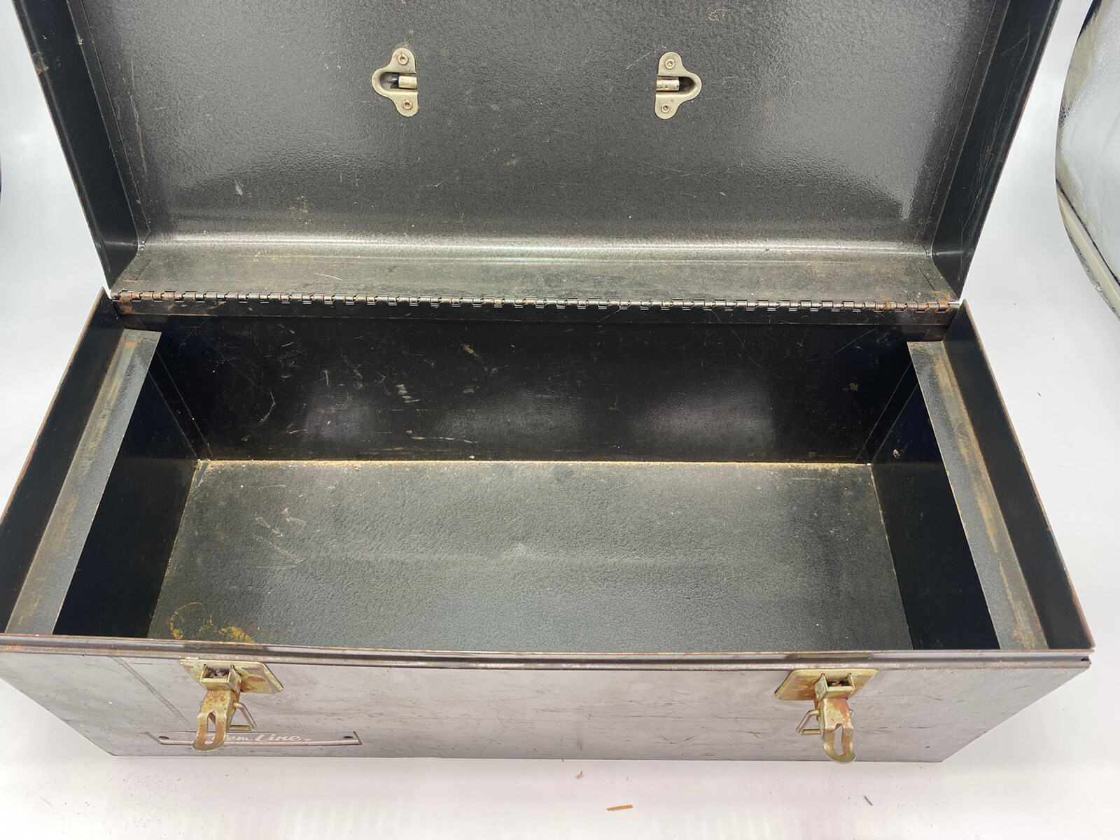 Vintage Rem line Red Tool Box With Tray Remline 20 x 10 x 9 Sturdy ...