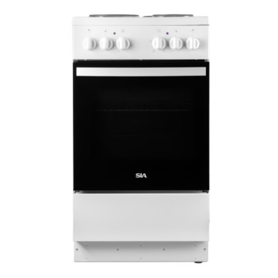 50cm Freestanding Electric Single Cavity Cooker In White - SIA ESXB50W ...