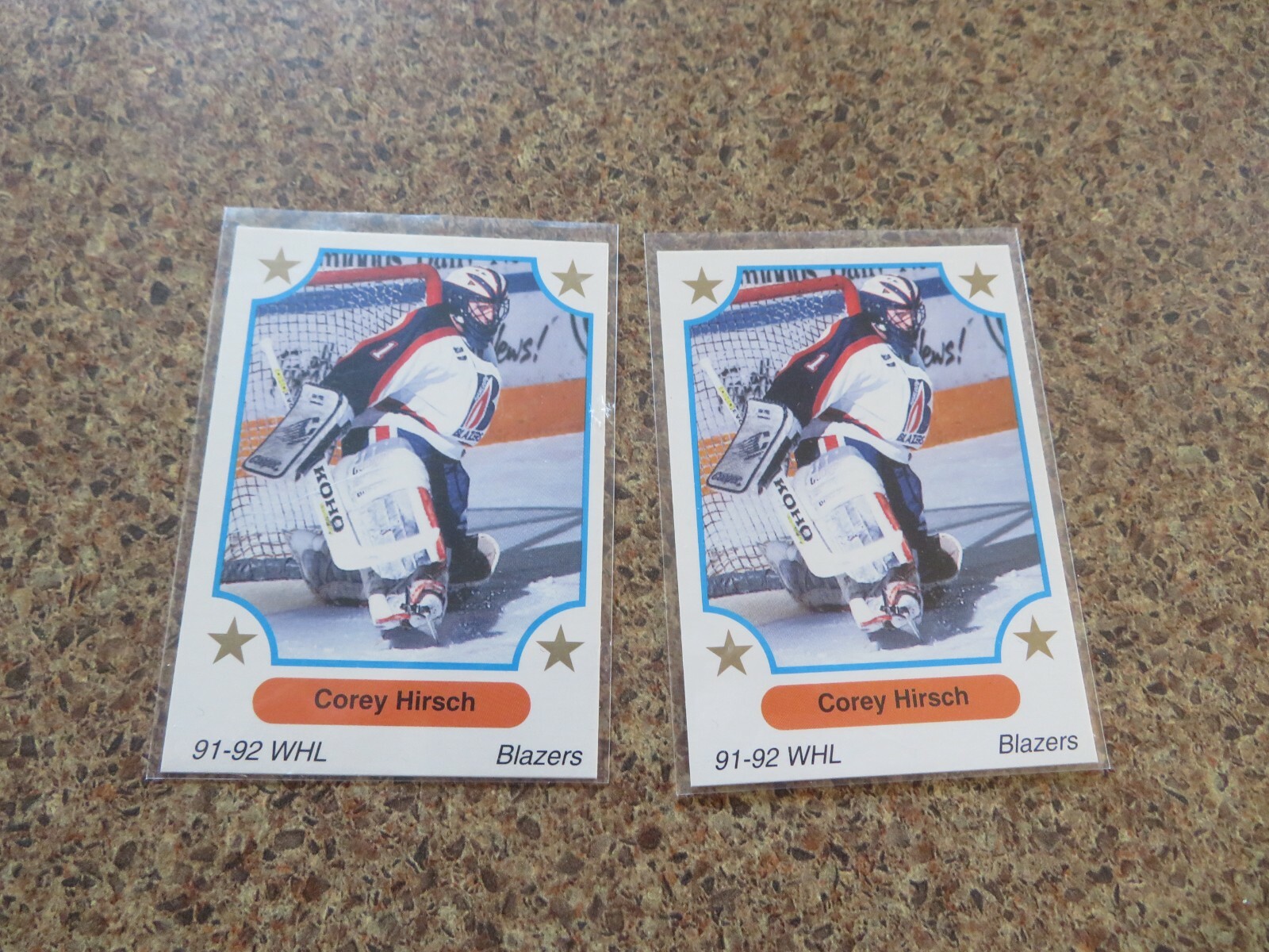 2 card lot of 1991-92 7th Innning Sketch WHL #76 Corey Hirsch | eBay